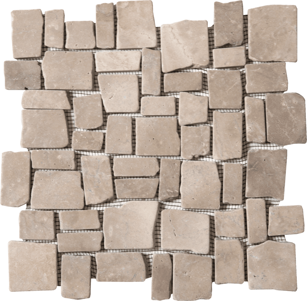 Buy Cappuccino Cubic Marble Opus Mosaic MACA01