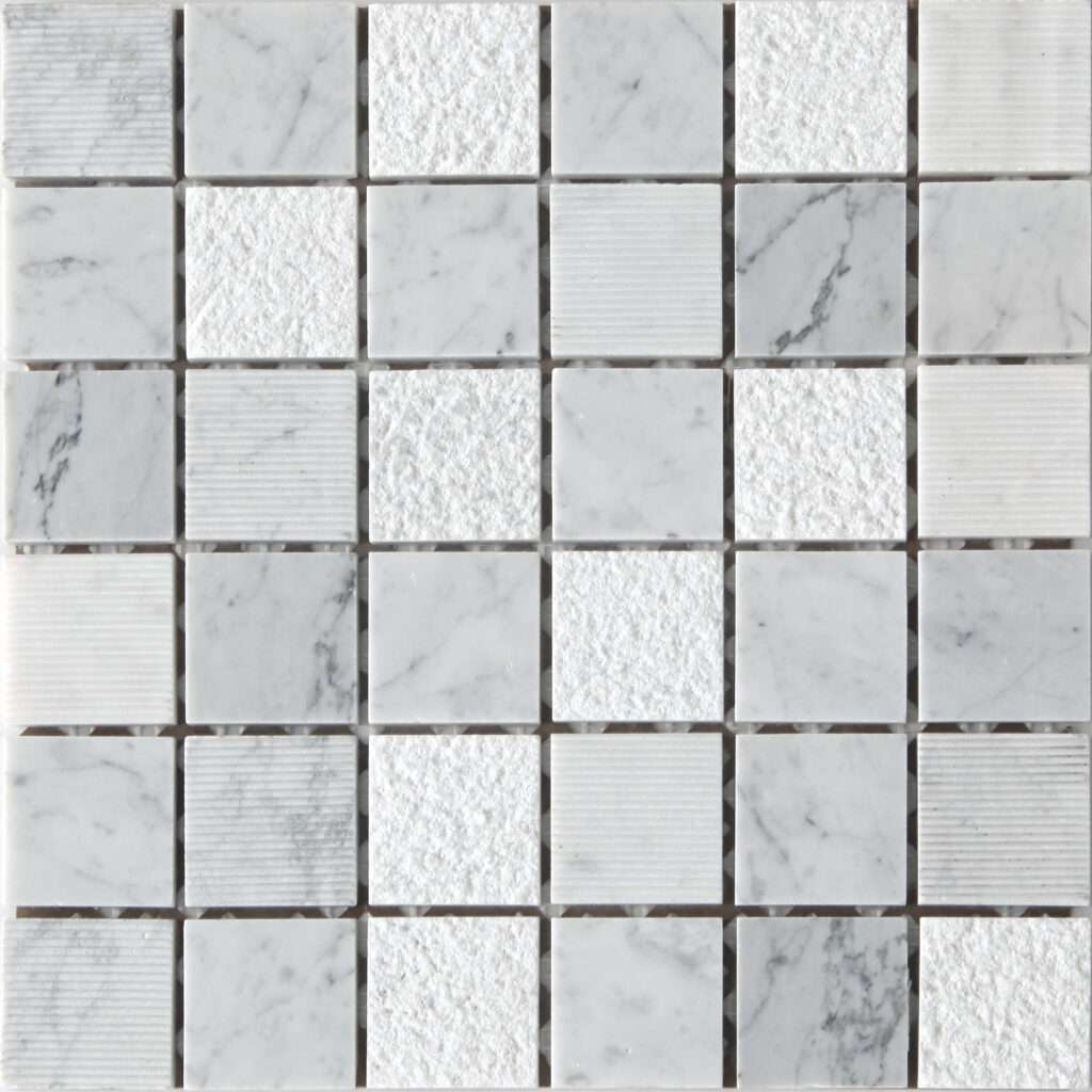 Buy Grey/White Stone Mix Finish 2x2 MAGR103